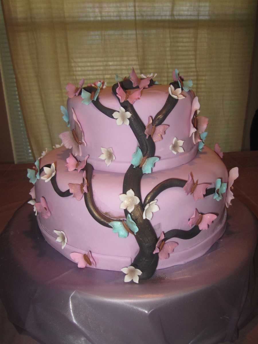 Butterflies Cake !!! - CakeCentral.com