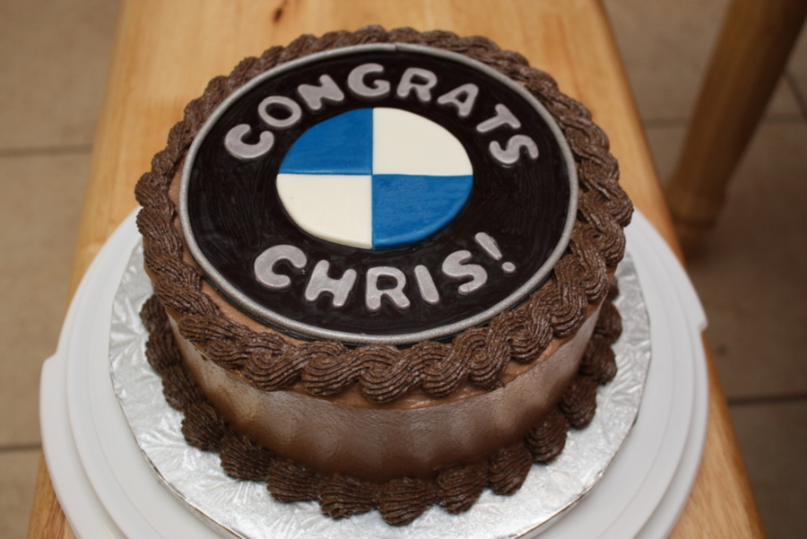 Bmw Logo Graduation - CakeCentral.com