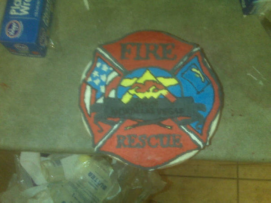 Fire Dept Cake - CakeCentral.com
