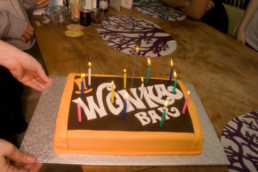 Wonka Bar Cake - CakeCentral.com