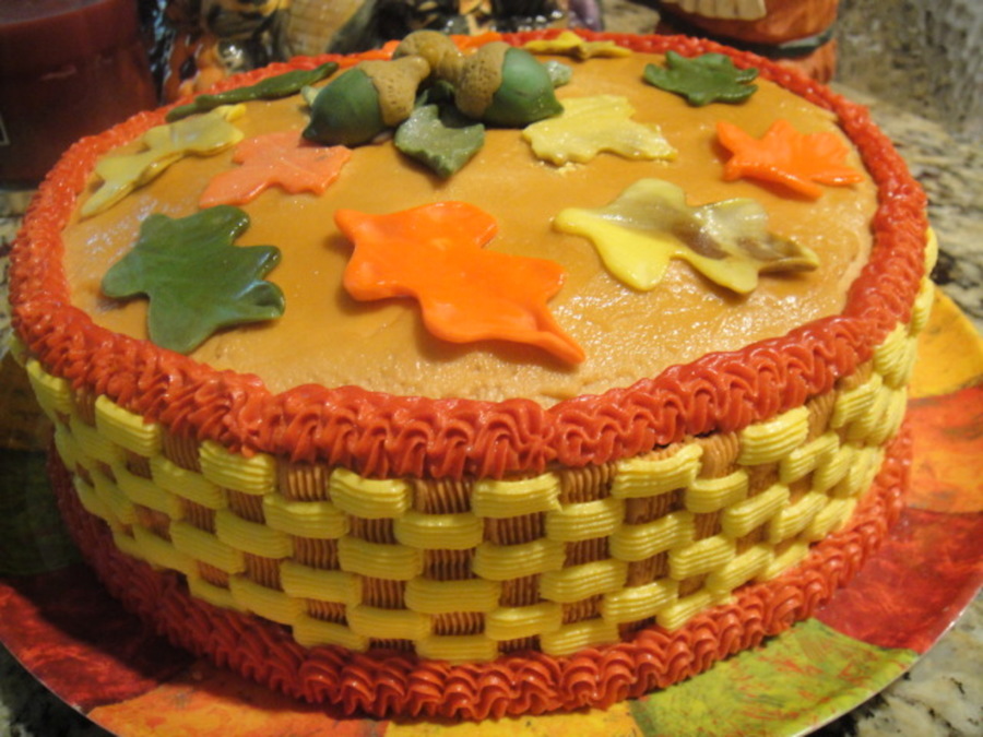 Autumn Cake - CakeCentral.com