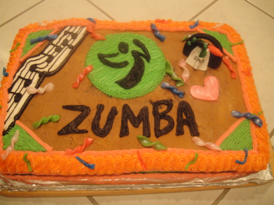 Zumba Cake - CakeCentral.com