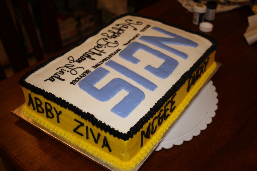 Ncis Birthday Cake - CakeCentral.com