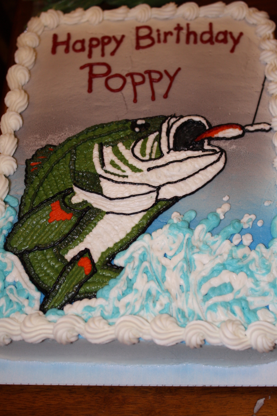 Largemouth Bass Birthday - CakeCentral.com