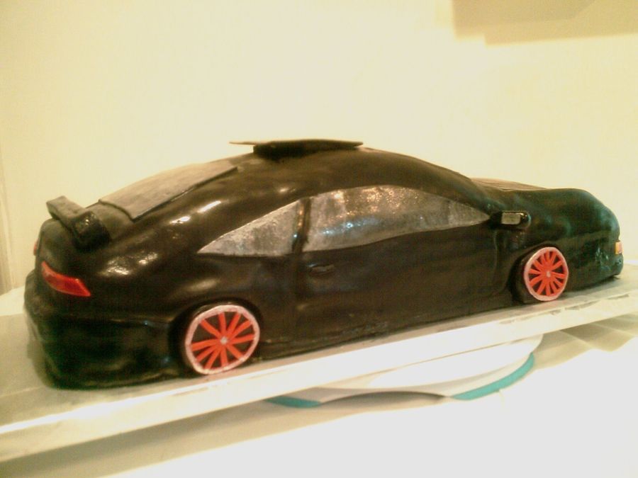 Acura Integra Car Birthday Cake - CakeCentral.com