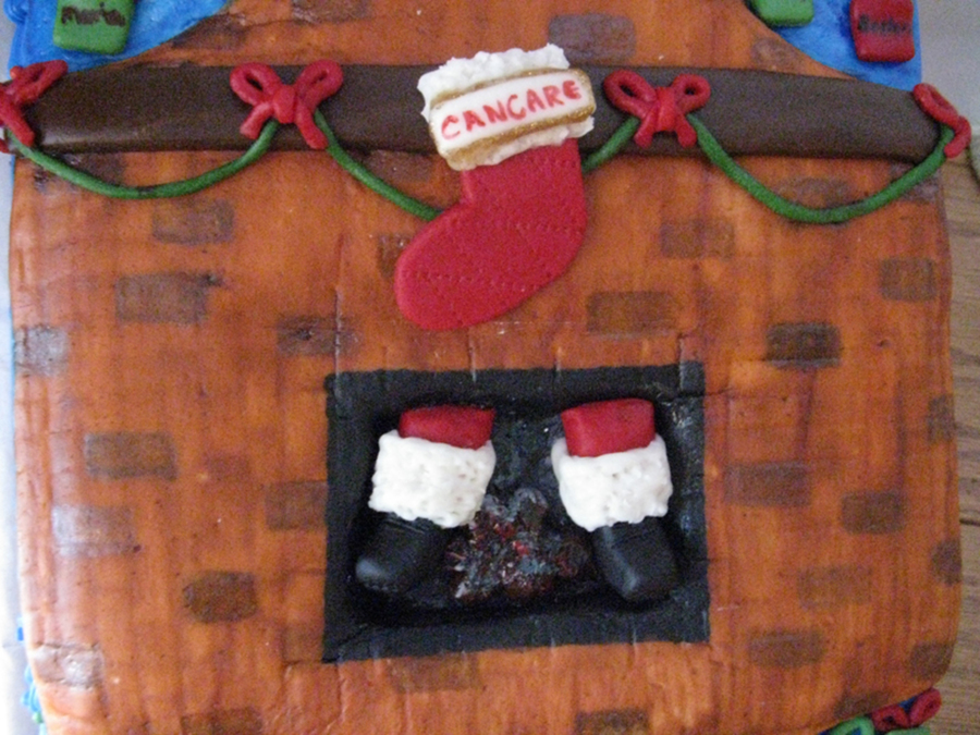 Daycare Christmas Cake - CakeCentral.com