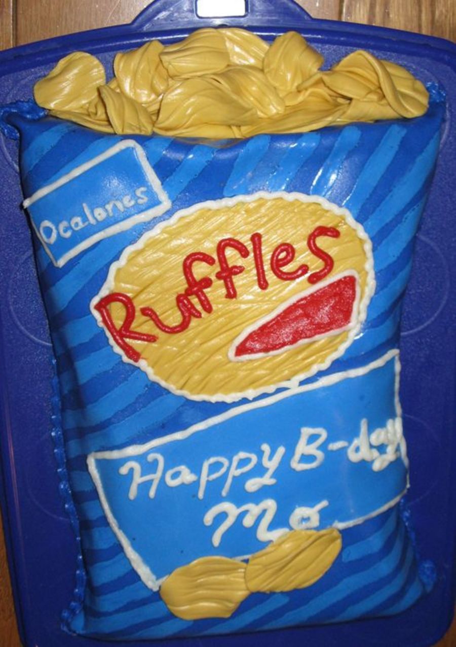 Bag Of Ruffles Potato Chips - CakeCentral.com