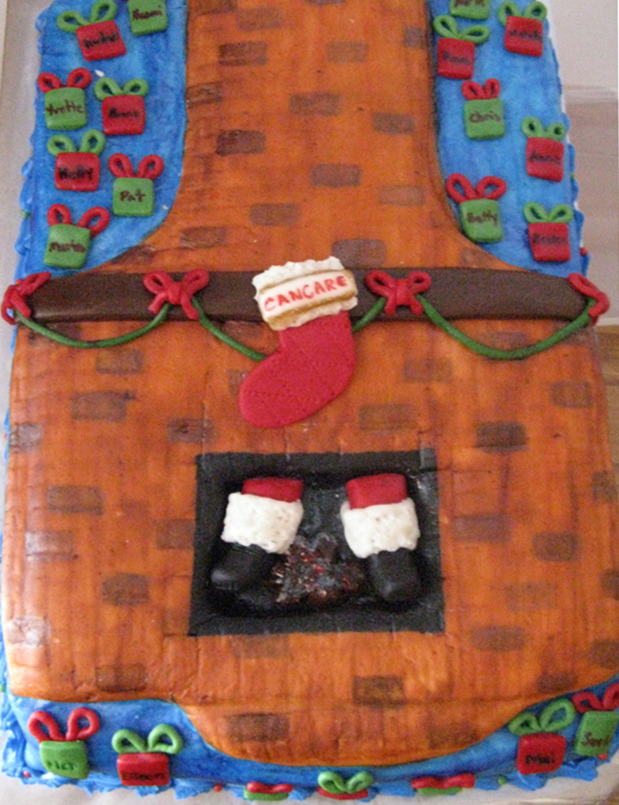 Daycare Christmas Cake - CakeCentral.com