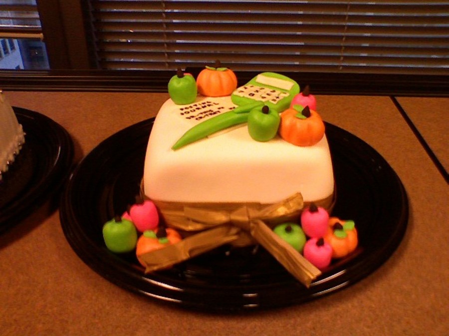 Autumn Audit Cake - CakeCentral.com