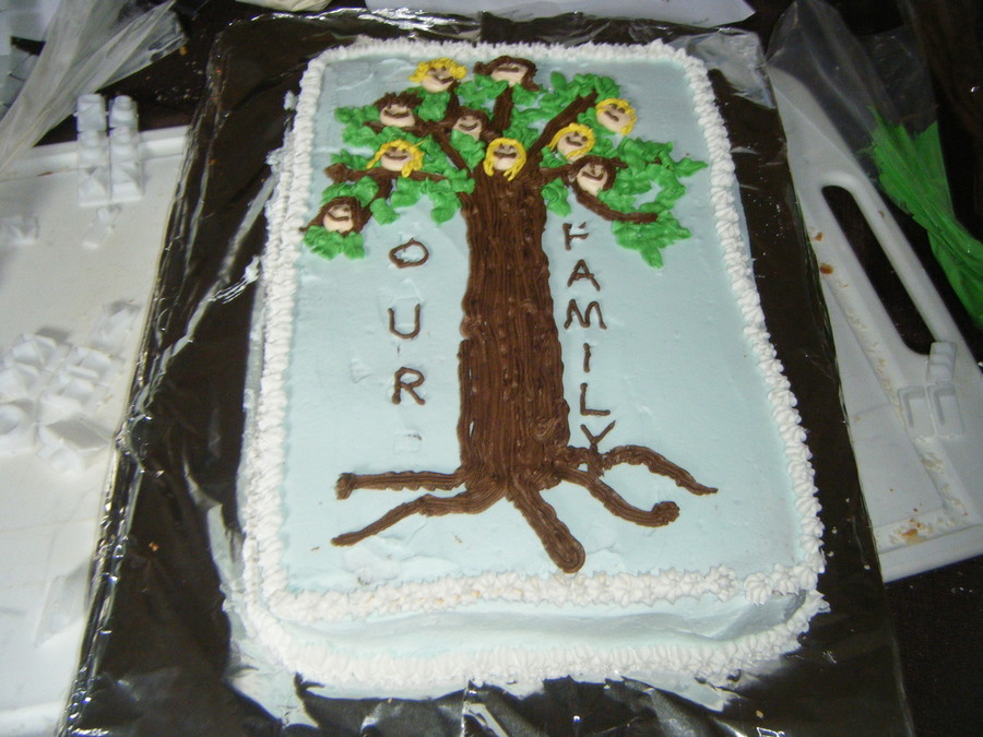 Family Tree Cake - CakeCentral.com