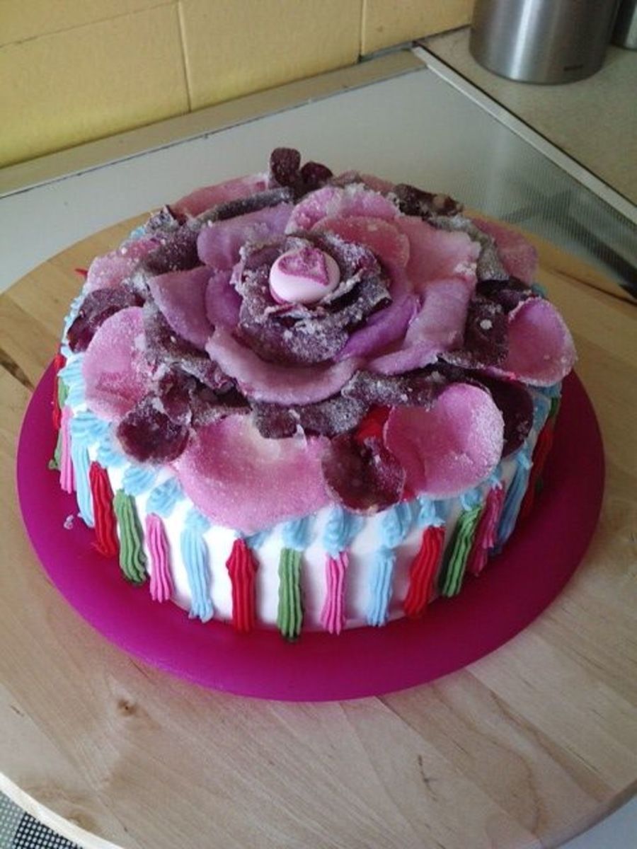 Rose Petal Cake - CakeCentral.com