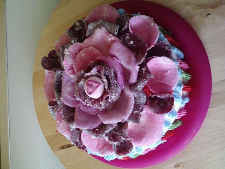 Rose Petal Cake - CakeCentral.com