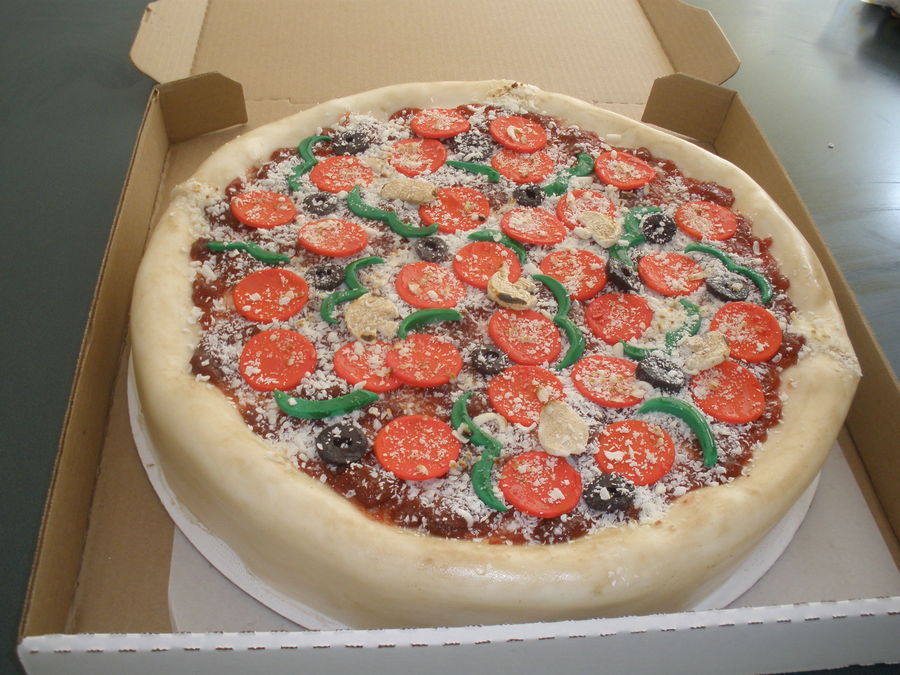 Pizza Cake - CakeCentral.com