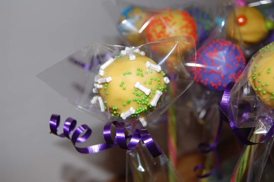 Cake Pops - Made To Match Scooby Doo Cake - CakeCentral.com