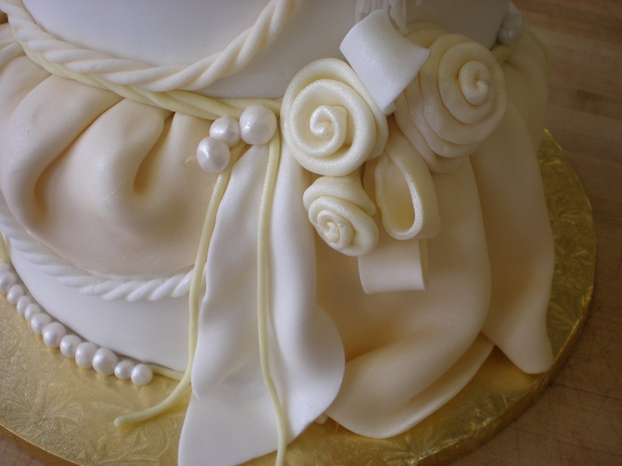 Drapery Cake - CakeCentral.com