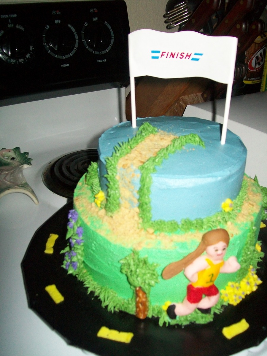 Cross Country Cake - CakeCentral.com