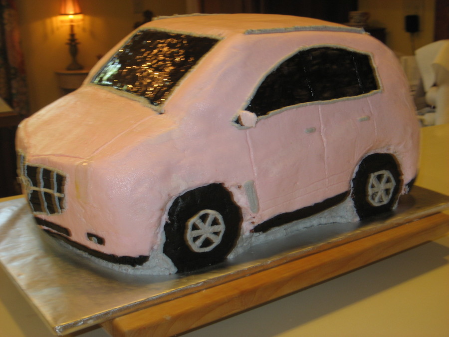 Pink Cadillac Srx - CakeCentral.com