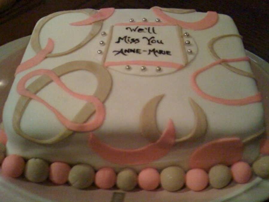 Farewell Cake - CakeCentral.com