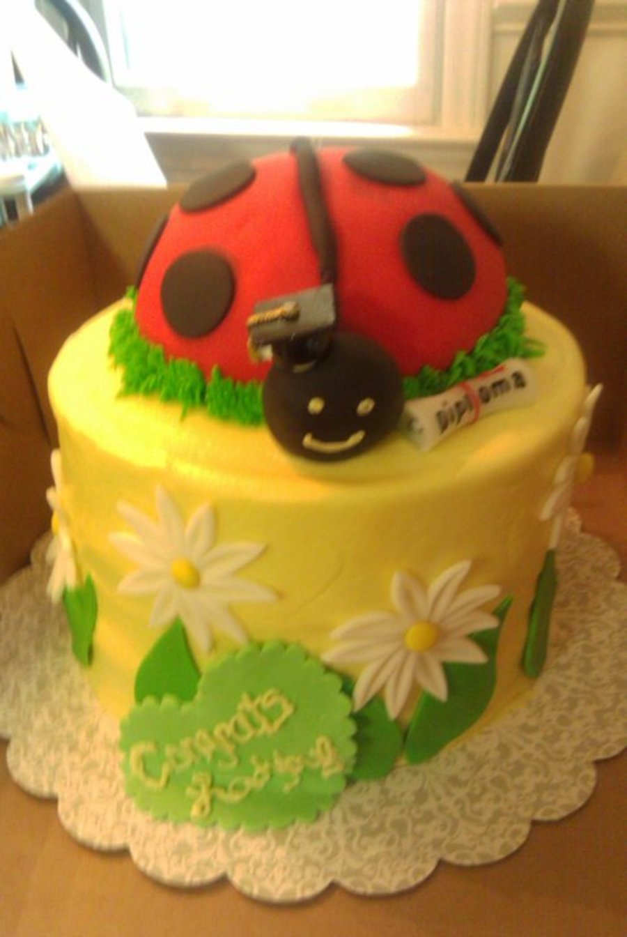 Ladybug Graduation - CakeCentral.com