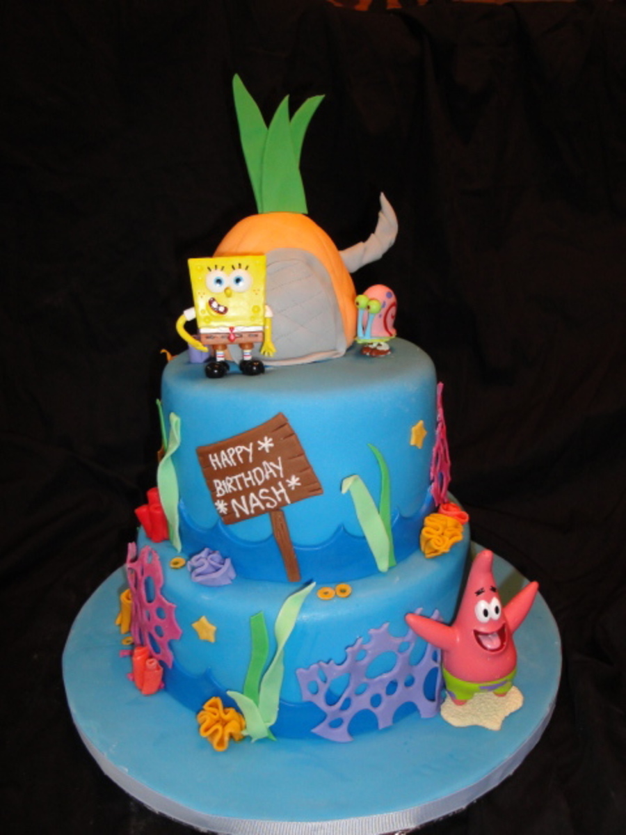 Sponge Bob Cake - CakeCentral.com