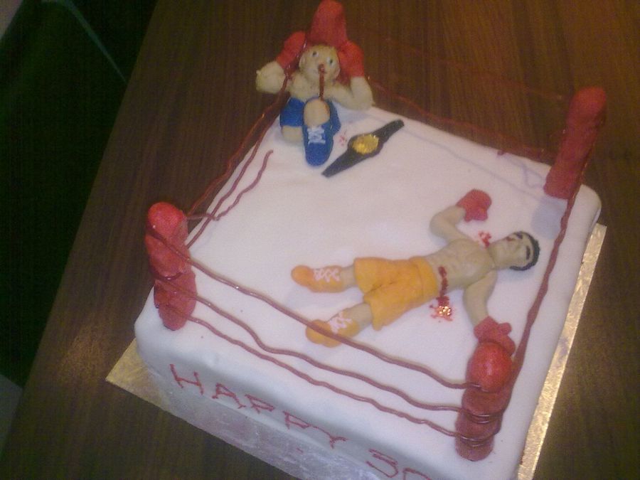 Boxing Cake For 30Th Birthday - CakeCentral.com