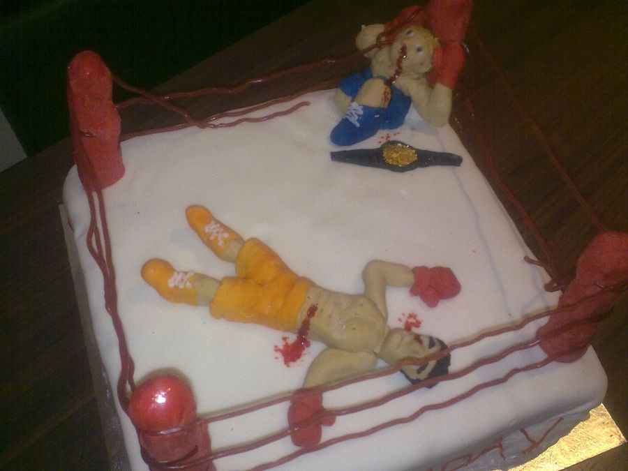 Boxing Cake For 30Th Birthday - CakeCentral.com