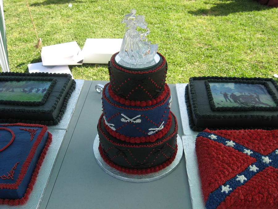 Civil War Wedding - CakeCentral.com