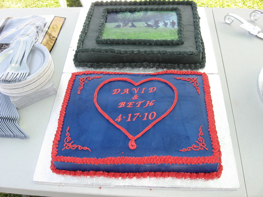 Civil War Wedding - CakeCentral.com