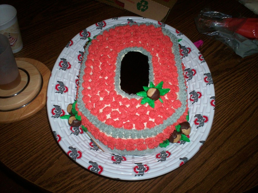 Ohio State Cake - CakeCentral.com