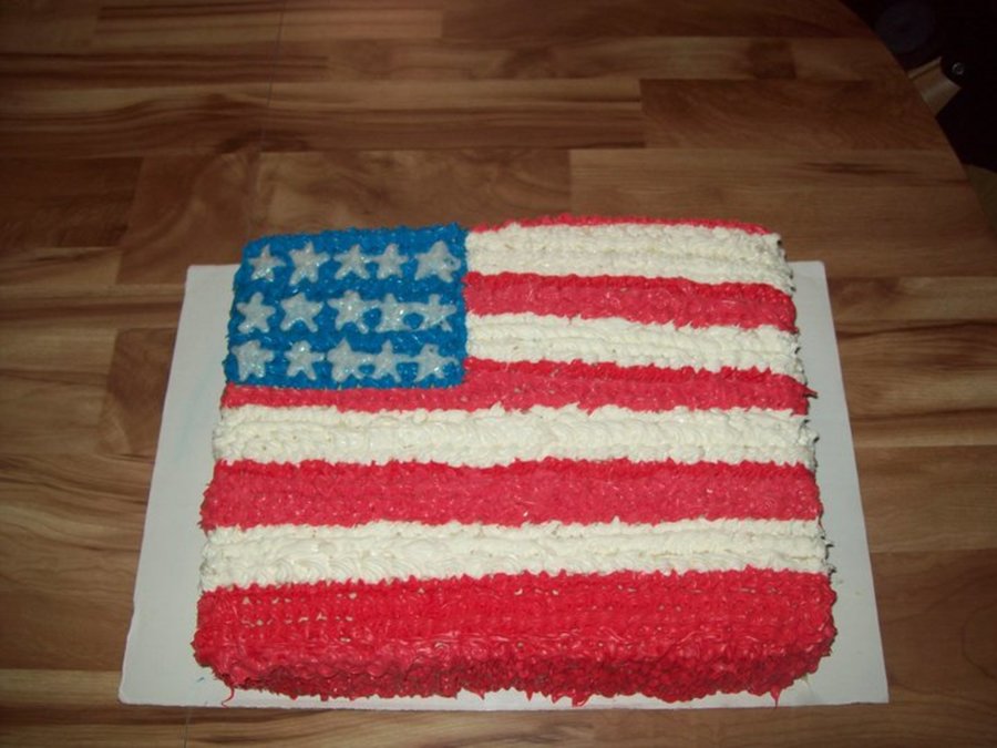 American Flag - CakeCentral.com