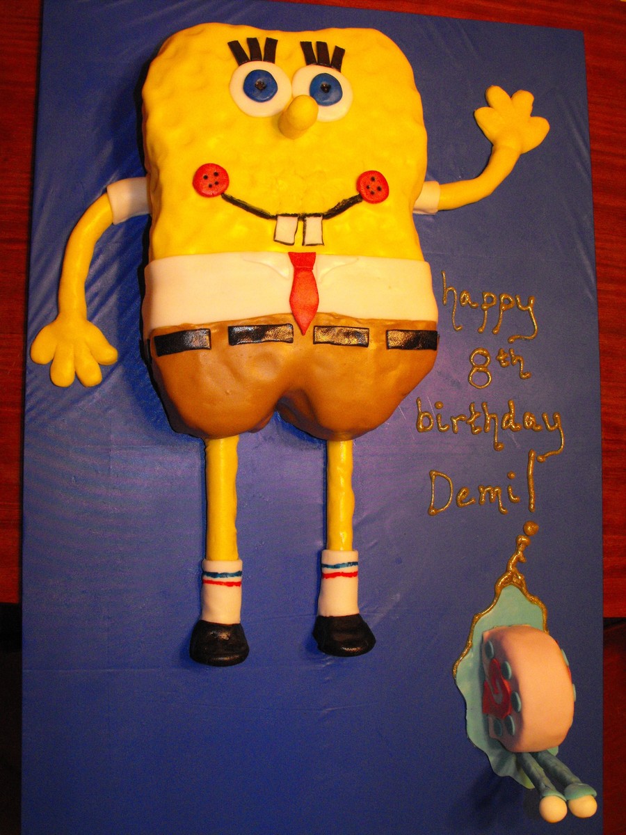 Spongebob And Gary Birthday Cake - CakeCentral.com
