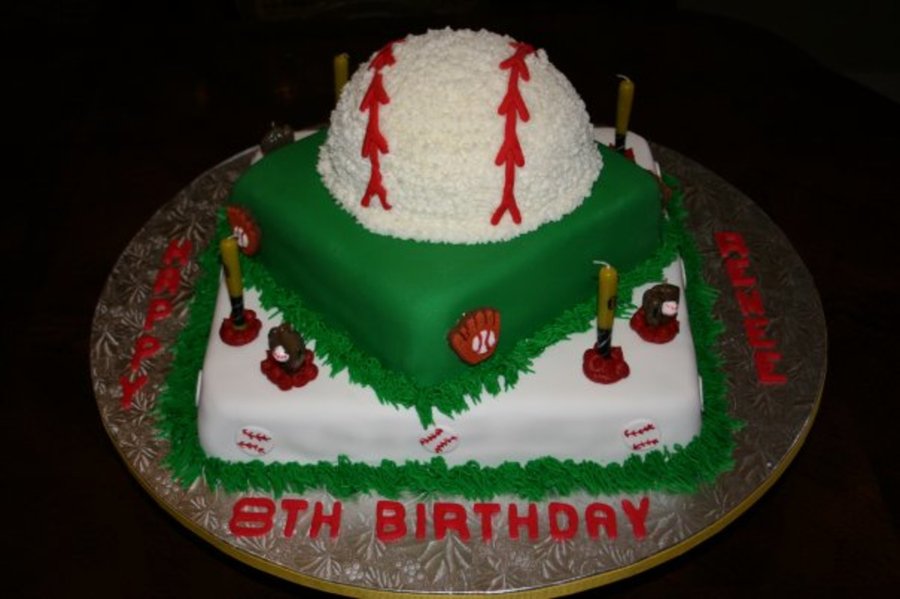 Baseball Birthday Cake - CakeCentral.com