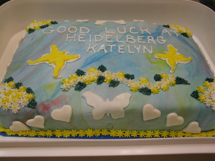 Katelyns College Send Off Cake - CakeCentral.com