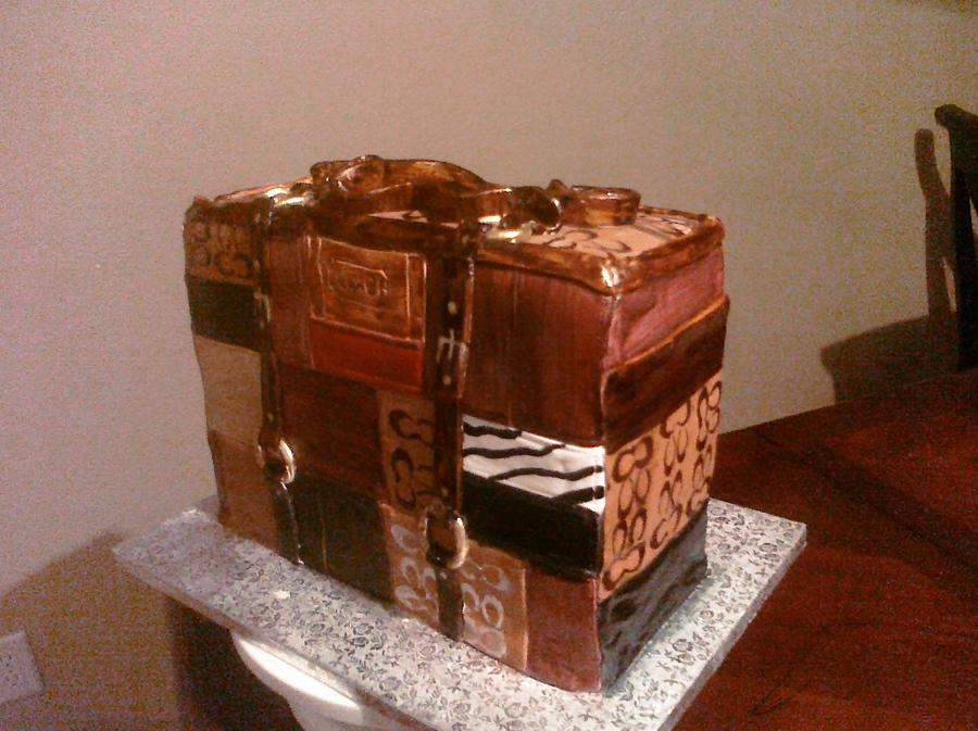 Coach Hand Bag Cake - CakeCentral.com