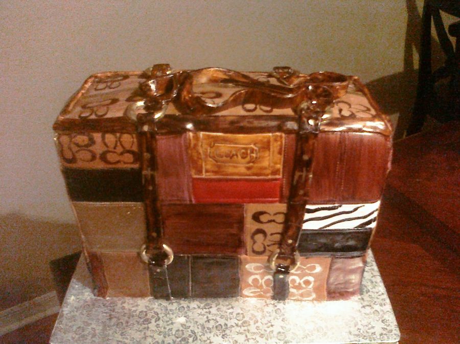 Coach Hand Bag Cake - CakeCentral.com