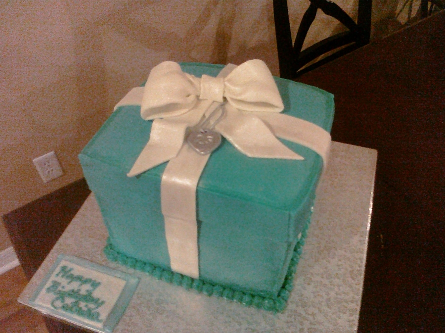 Tiffany Gift Box - CakeCentral.com