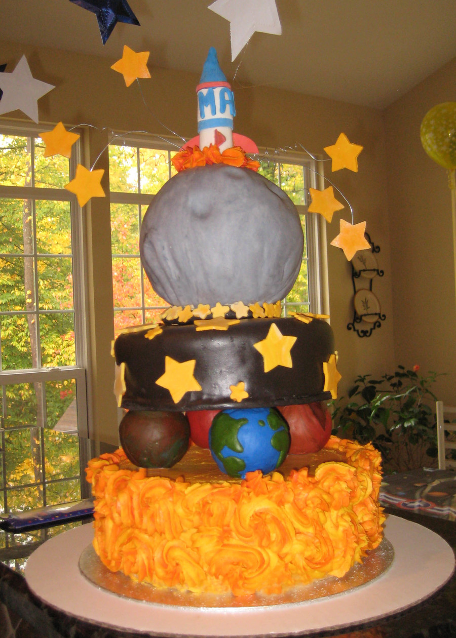 Outer Space Cake - CakeCentral.com