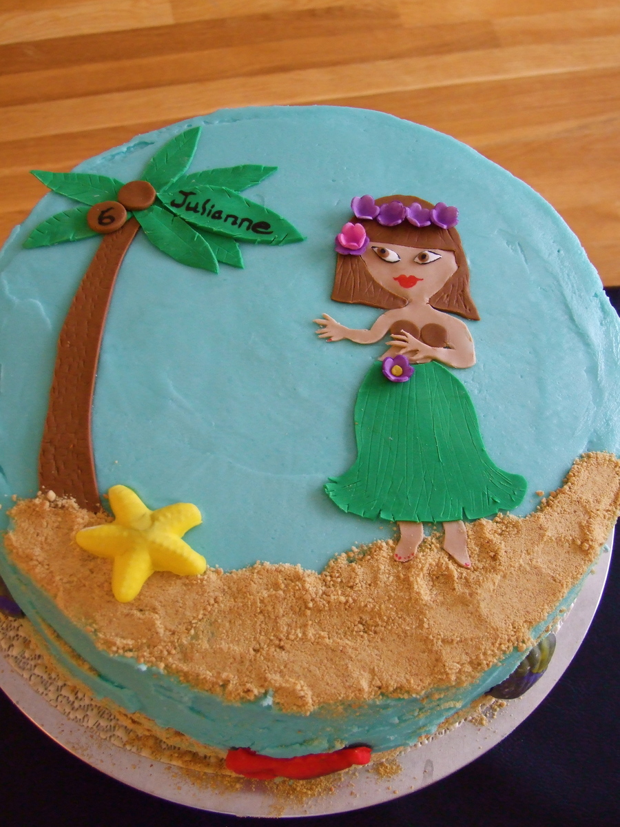 Hula Girl - CakeCentral.com