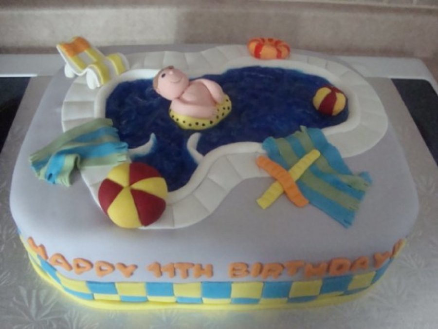 Pool Cake - CakeCentral.com