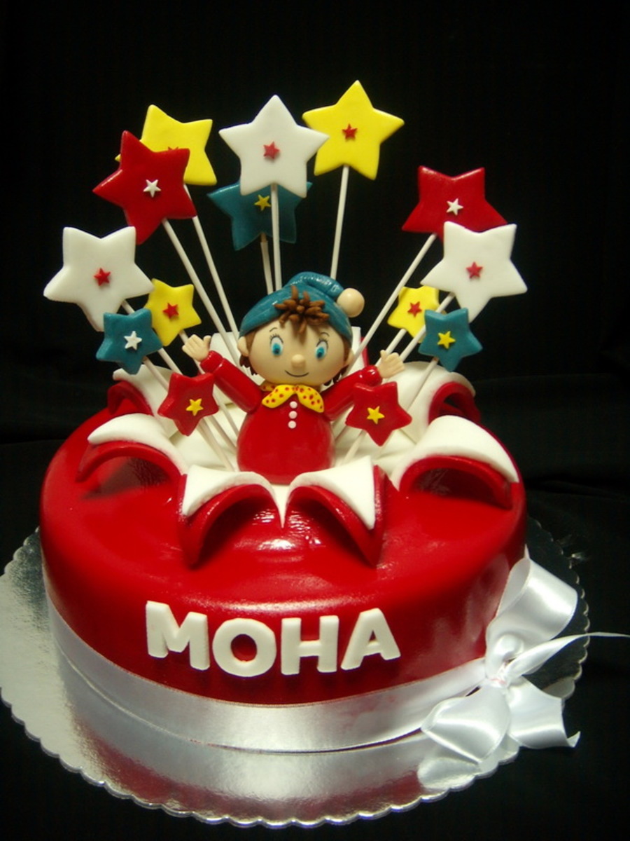 Noddy Explosion Cake - CakeCentral.com