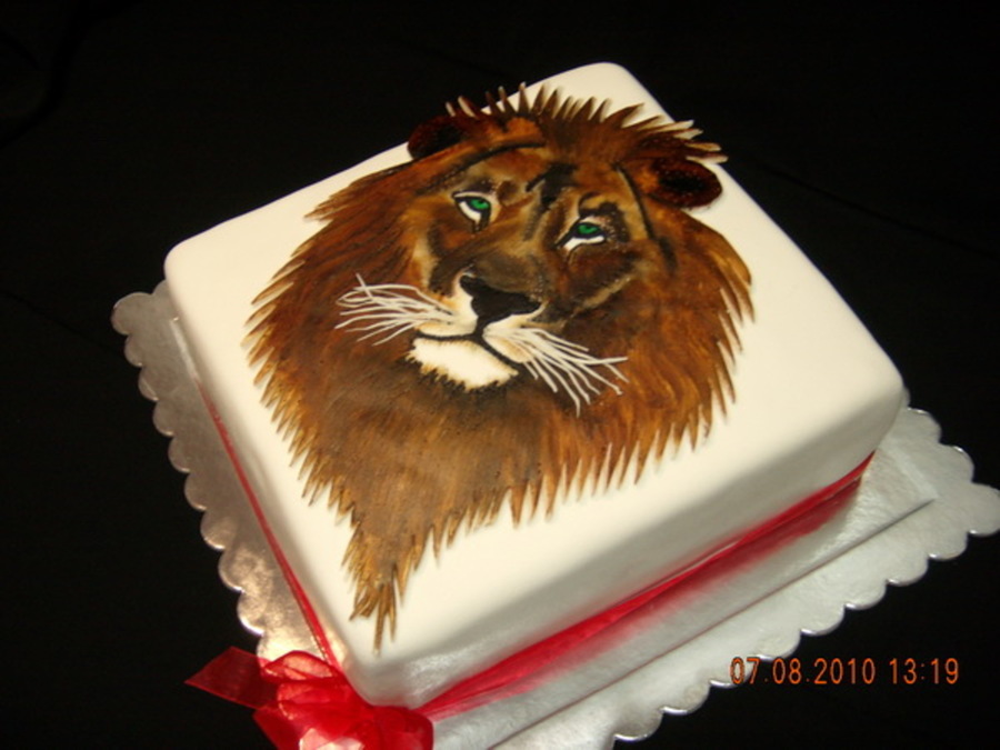 Lion Cake - CakeCentral.com