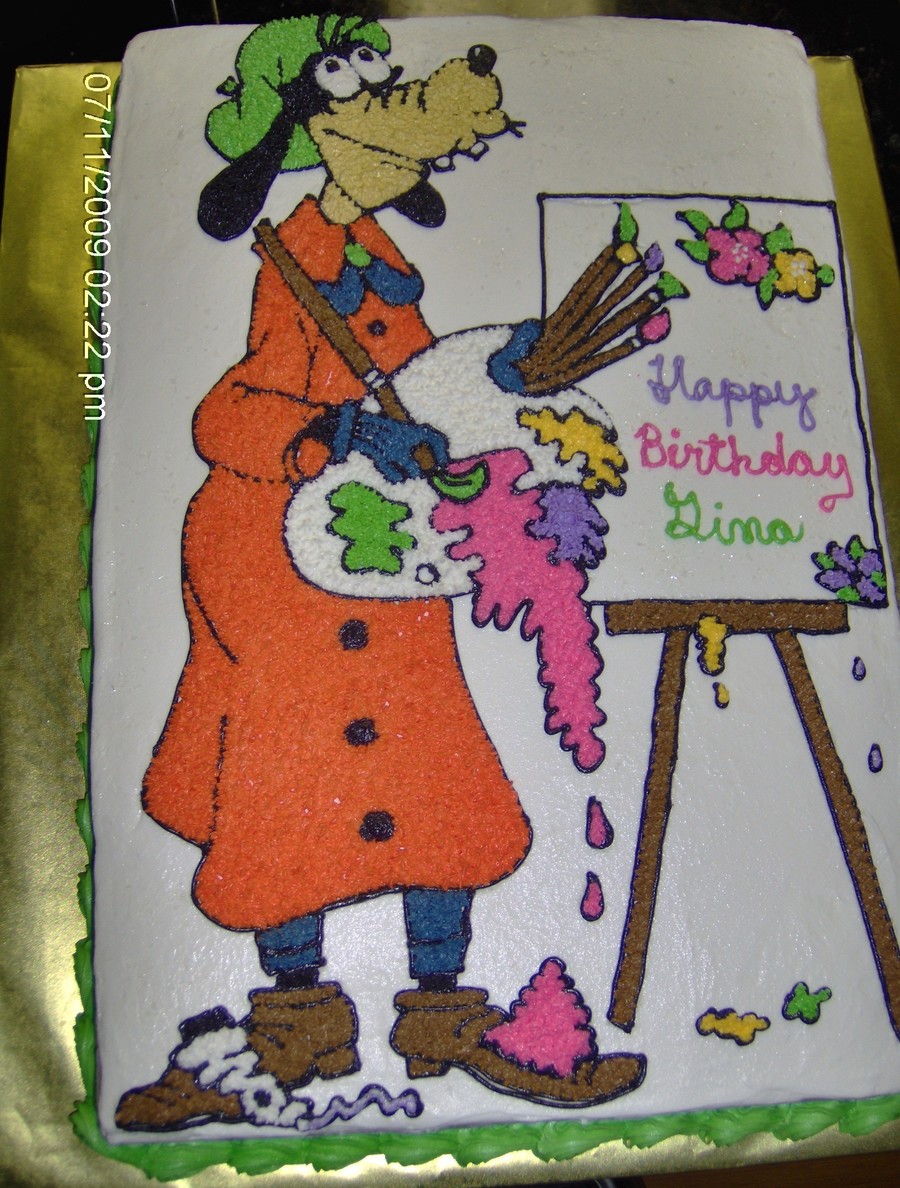 Goofy Artist - CakeCentral.com