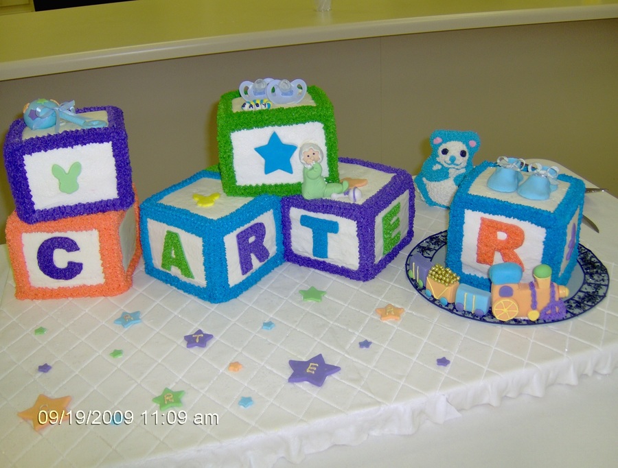 Baby Blocks - CakeCentral.com