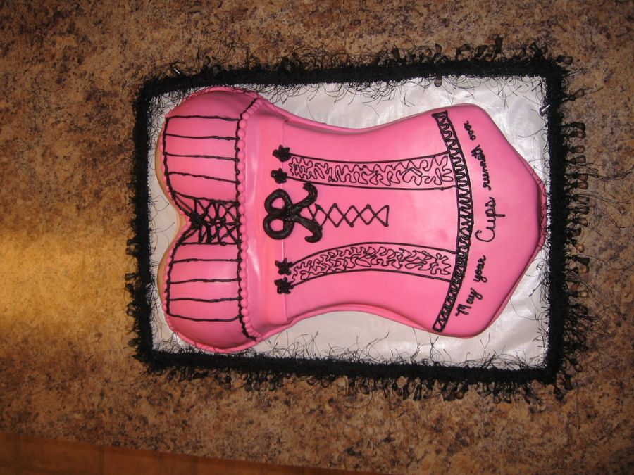 Lingerie Shower Cake - CakeCentral.com