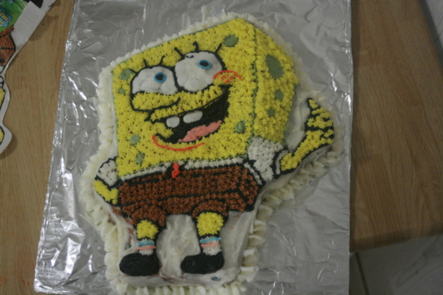 Spongebob Character Cake - CakeCentral.com
