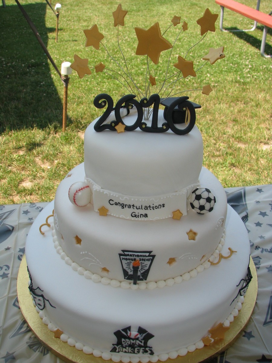 Accomplishments Grad Cake - CakeCentral.com