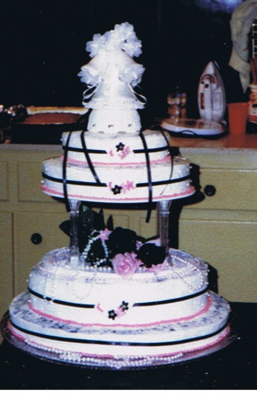 Black Basic Cake - CakeCentral.com