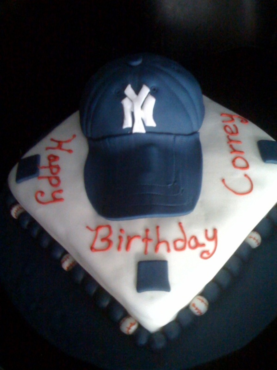 Baseball Cap Cake - CakeCentral.com