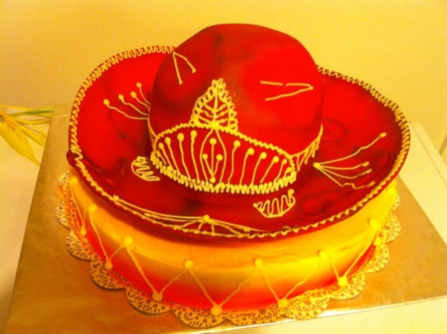 Sombrero Cake - CakeCentral.com