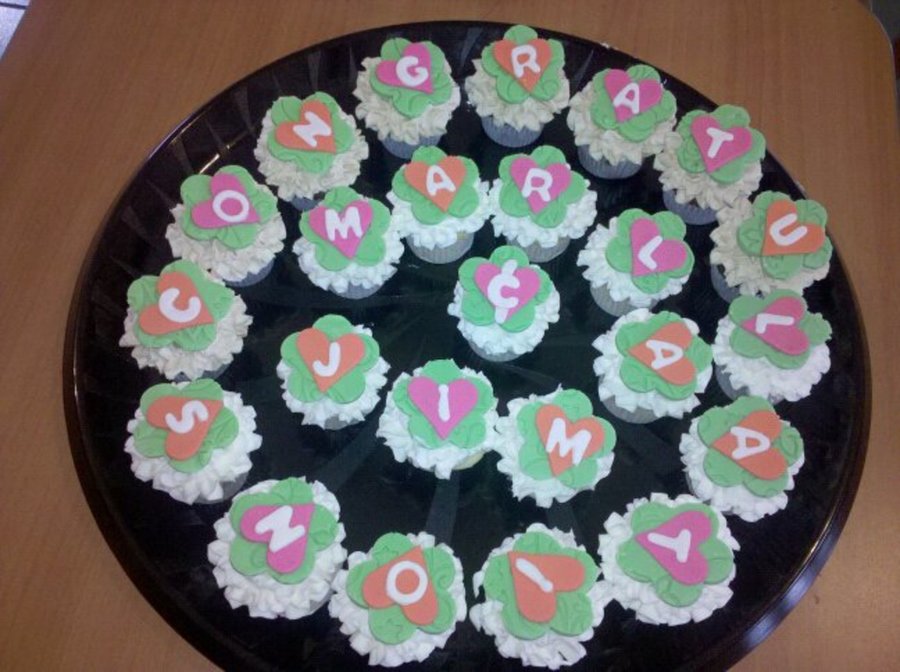 Personalized Cupcakes - CakeCentral.com